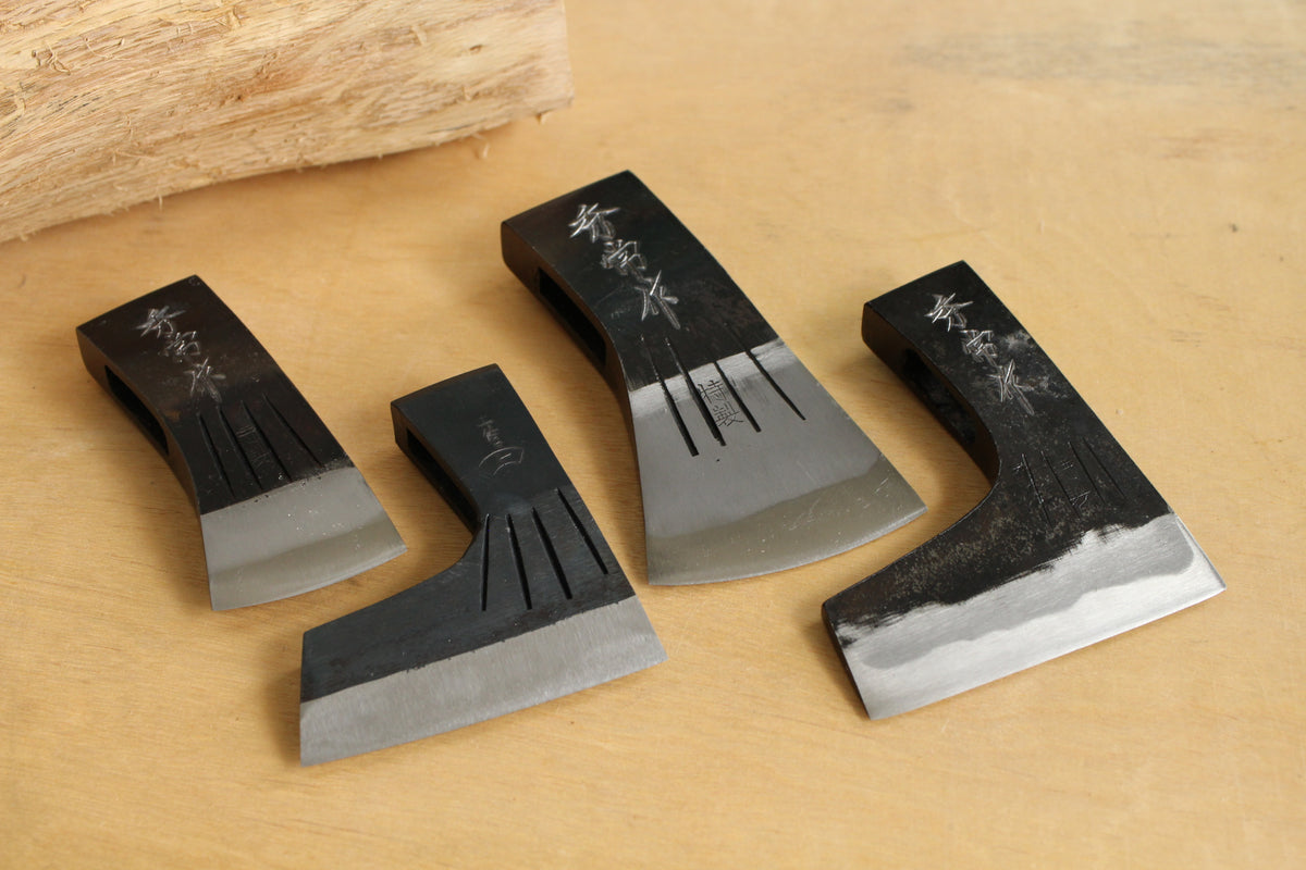 New arrival of Hand forged Japanese Hatchet knife Axe – ibuki blade blanks