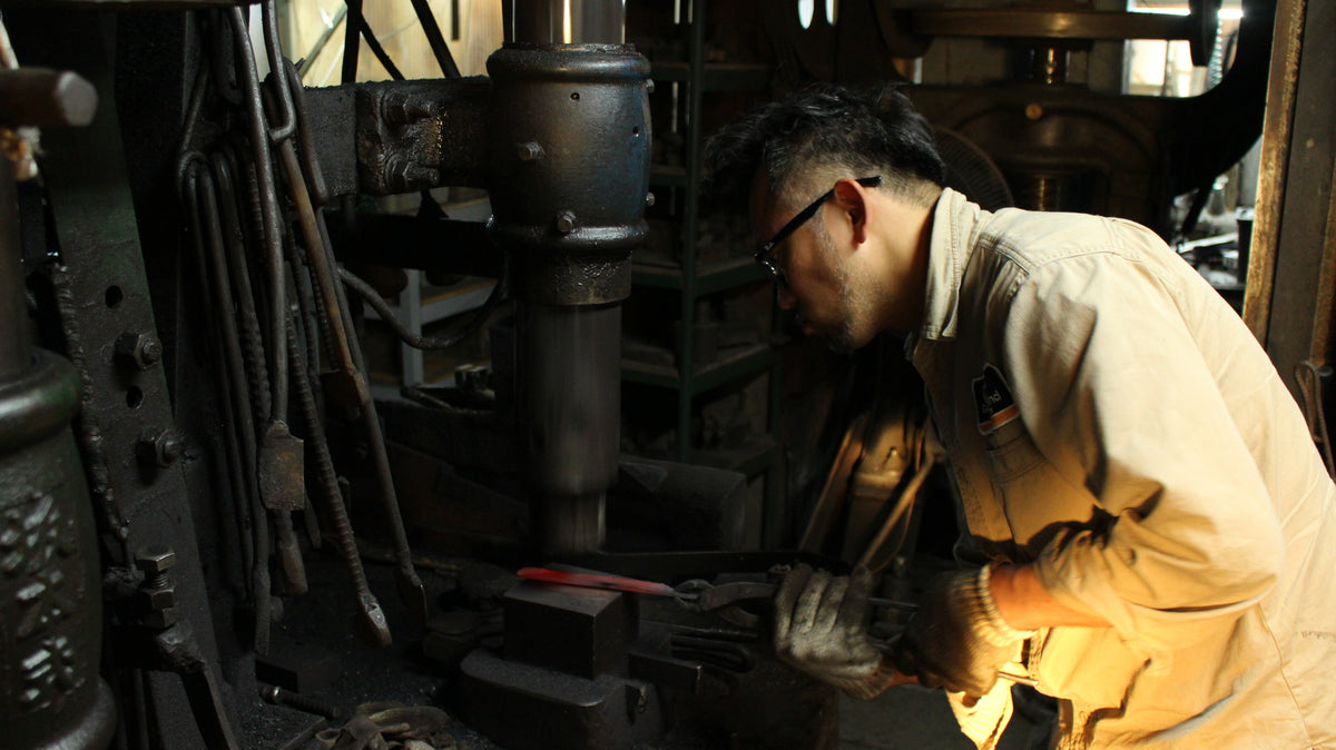 Mr.Hiroshi Kajihara, a Japanese blacksmith intended on preserving hand ...