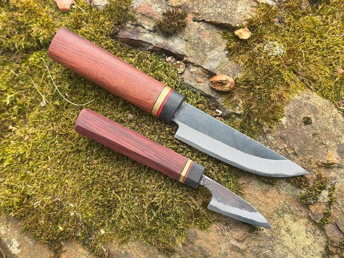 Custom knives with superior wooden handle finish from Patrick F, Unite ...