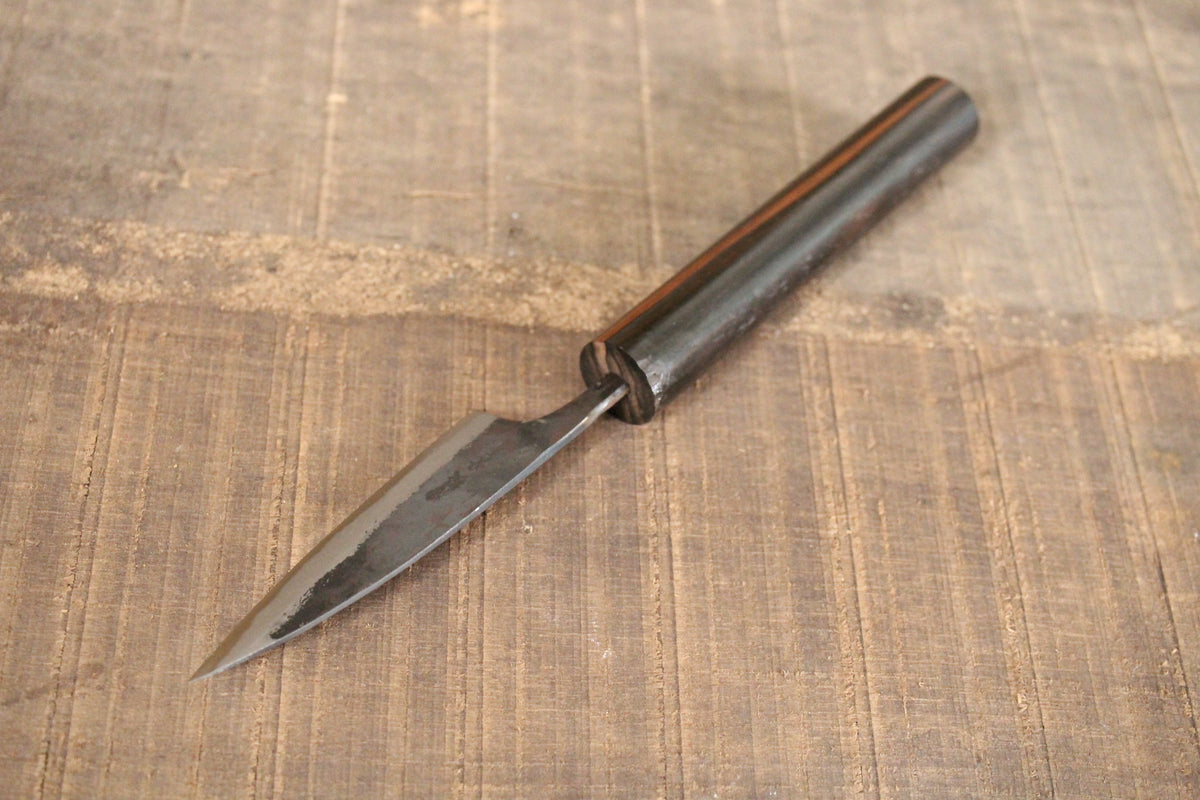 ibuki custom Japanese knife making kit black wood for beginners Blue ...